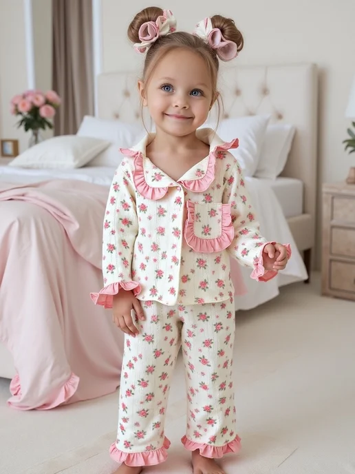 Хлопковая пижама со штанами Kinderoom