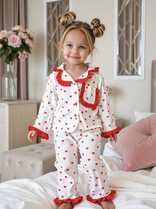 Хлопковая пижама со штанами Kinderoom